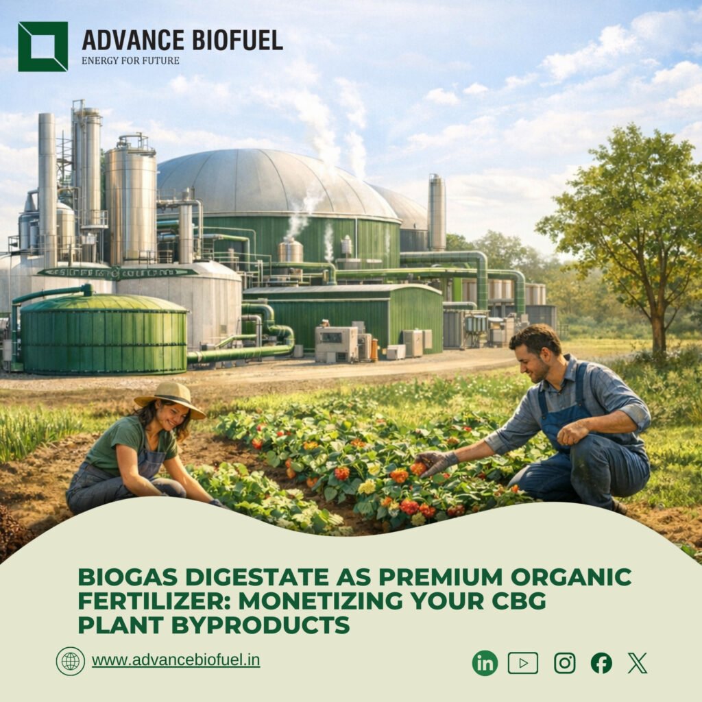 Digestate as Organic Fertilizer for CBG Plants - Advancebiofuel